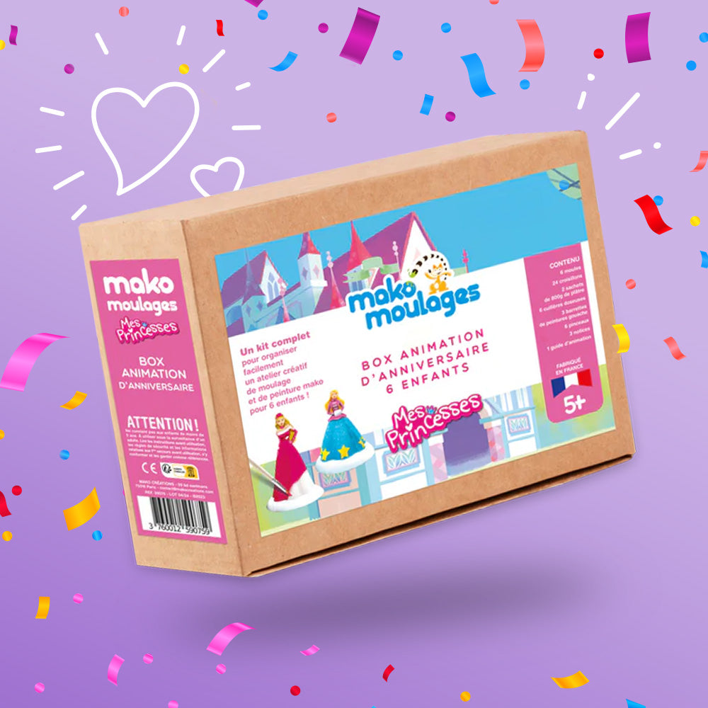 Box animation anniversaire Princesses | Mako moulages